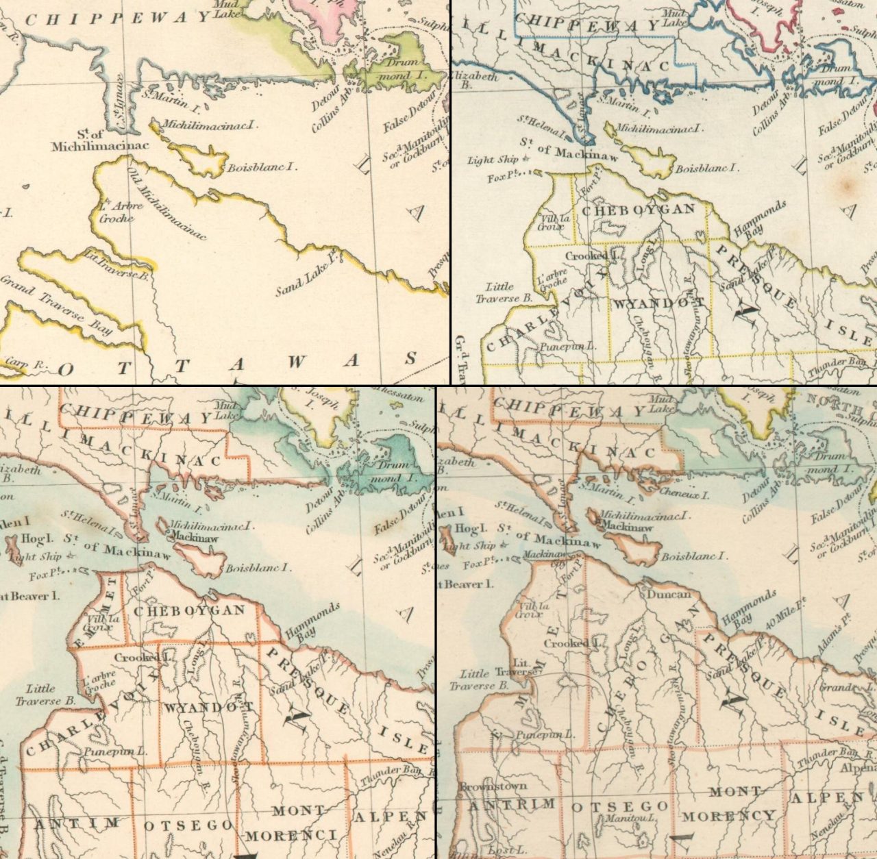 Lake Michigan Maps History (S.D.U.K.) | Curtis Wright Maps