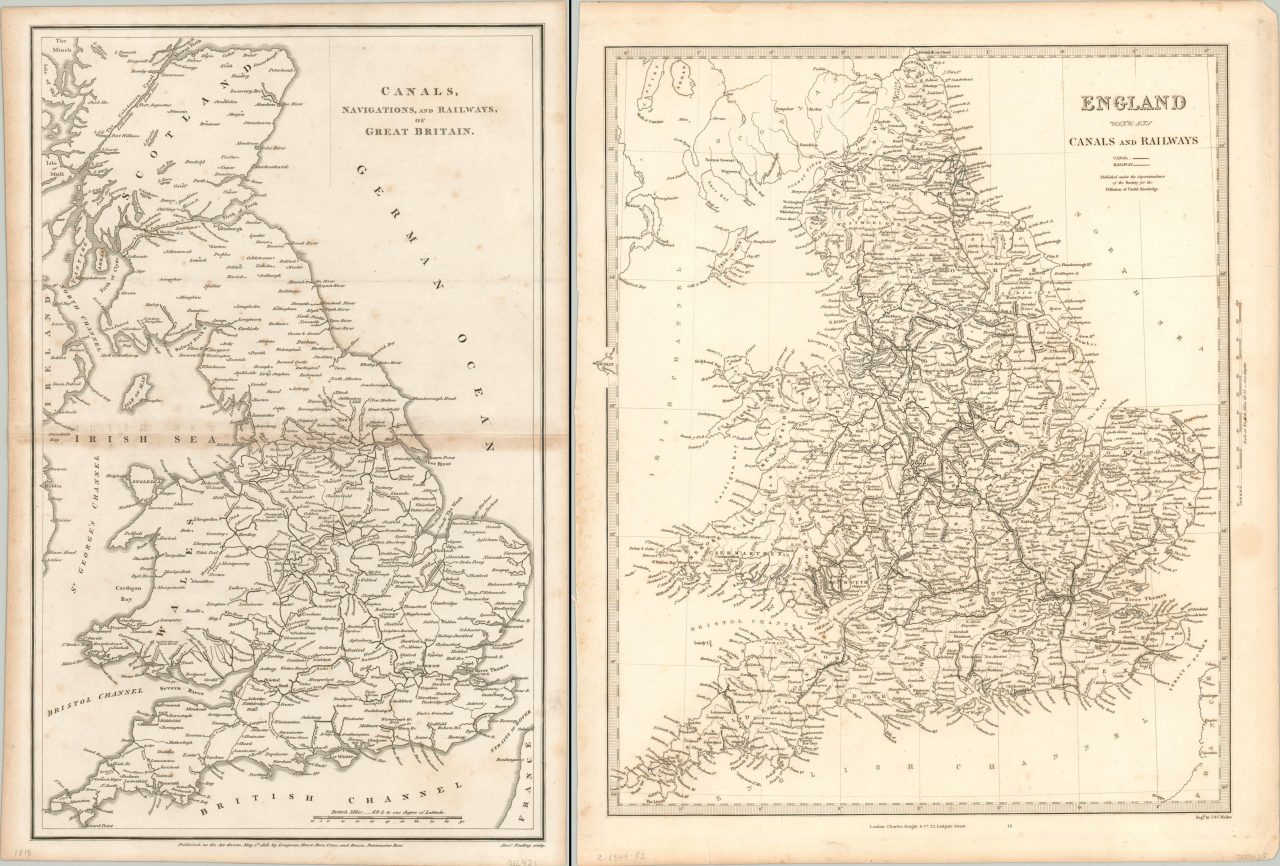 England with its Canals and Railways [and] Canals, Navigations, and ...