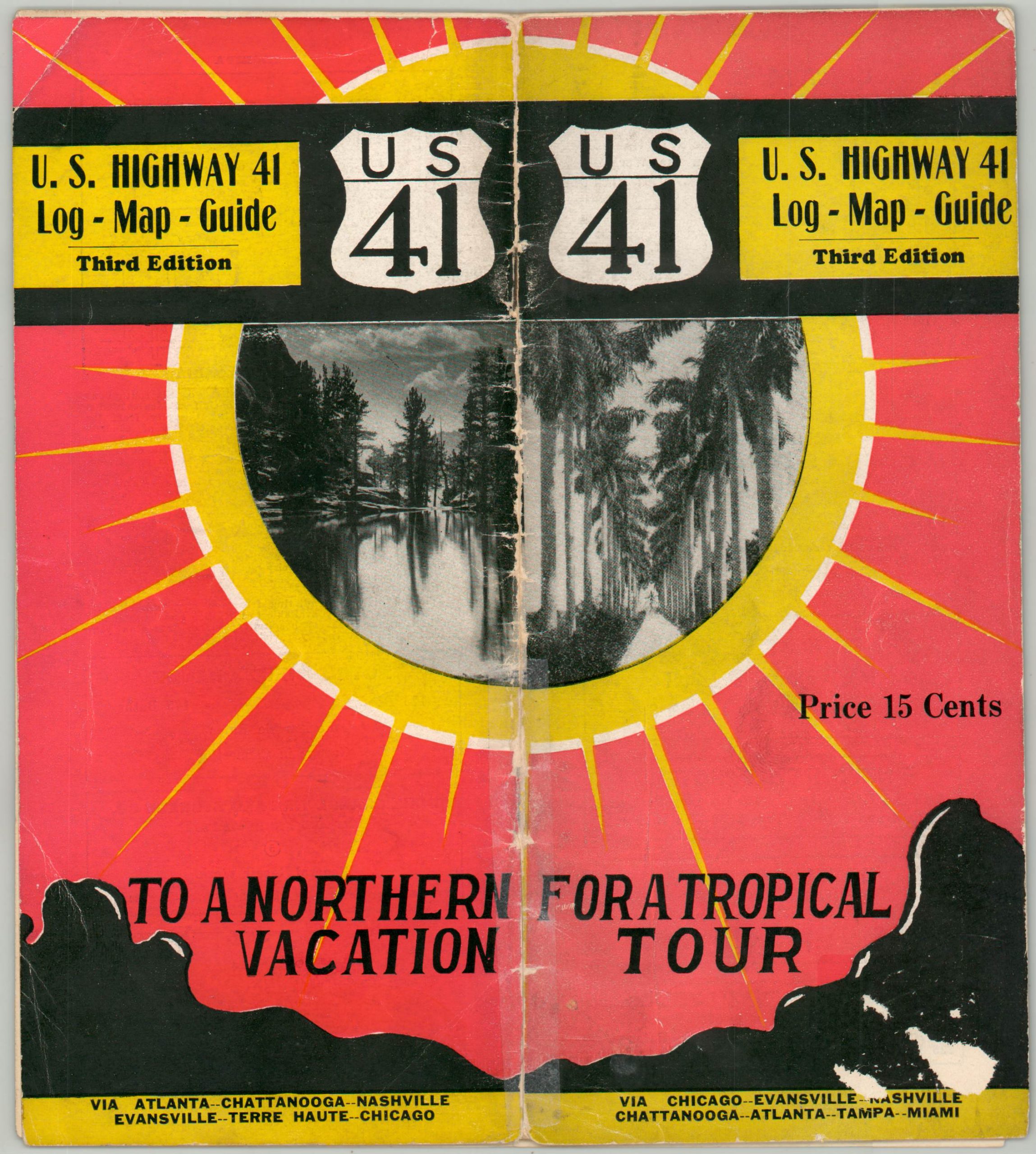 U.S. Highway 41 Log - Map - Guide - Curtis Wright Maps
