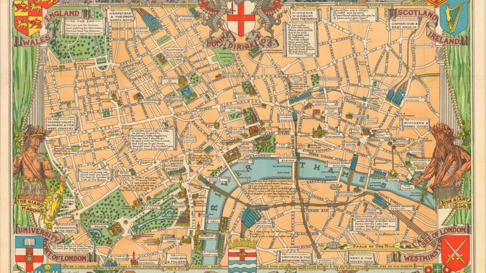 Children’s Map of London | Curtis Wright Maps