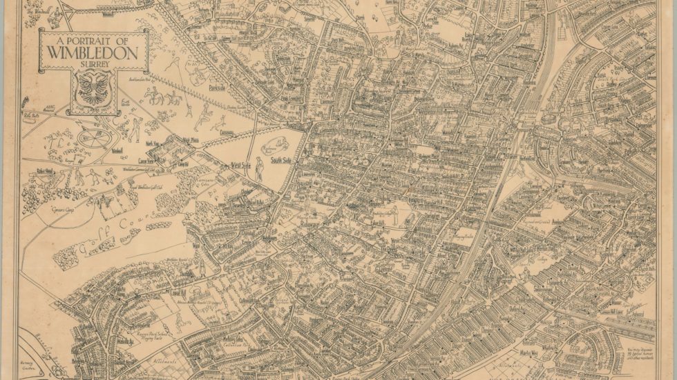 A Portrait of Wimbledon Surrey | Curtis Wright Maps