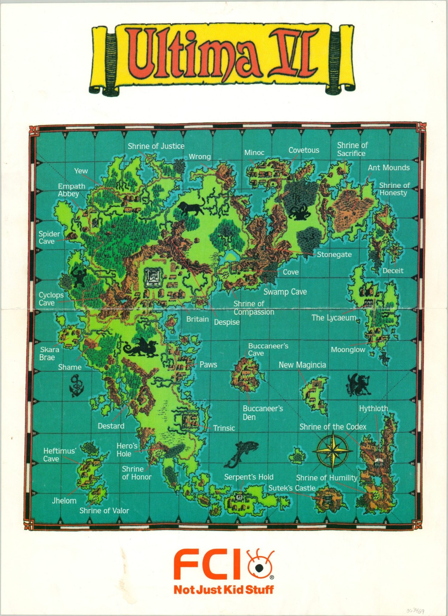 Ultima VI - Curtis Wright Maps