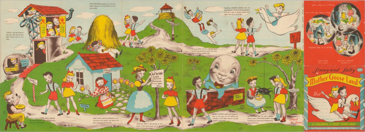 Jimmy and Sally in Mother Goose Land | Curtis Wright Maps