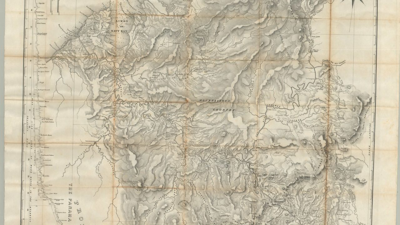 Map of the Isthmus of Panama Representing the Line of the Railroad As ...