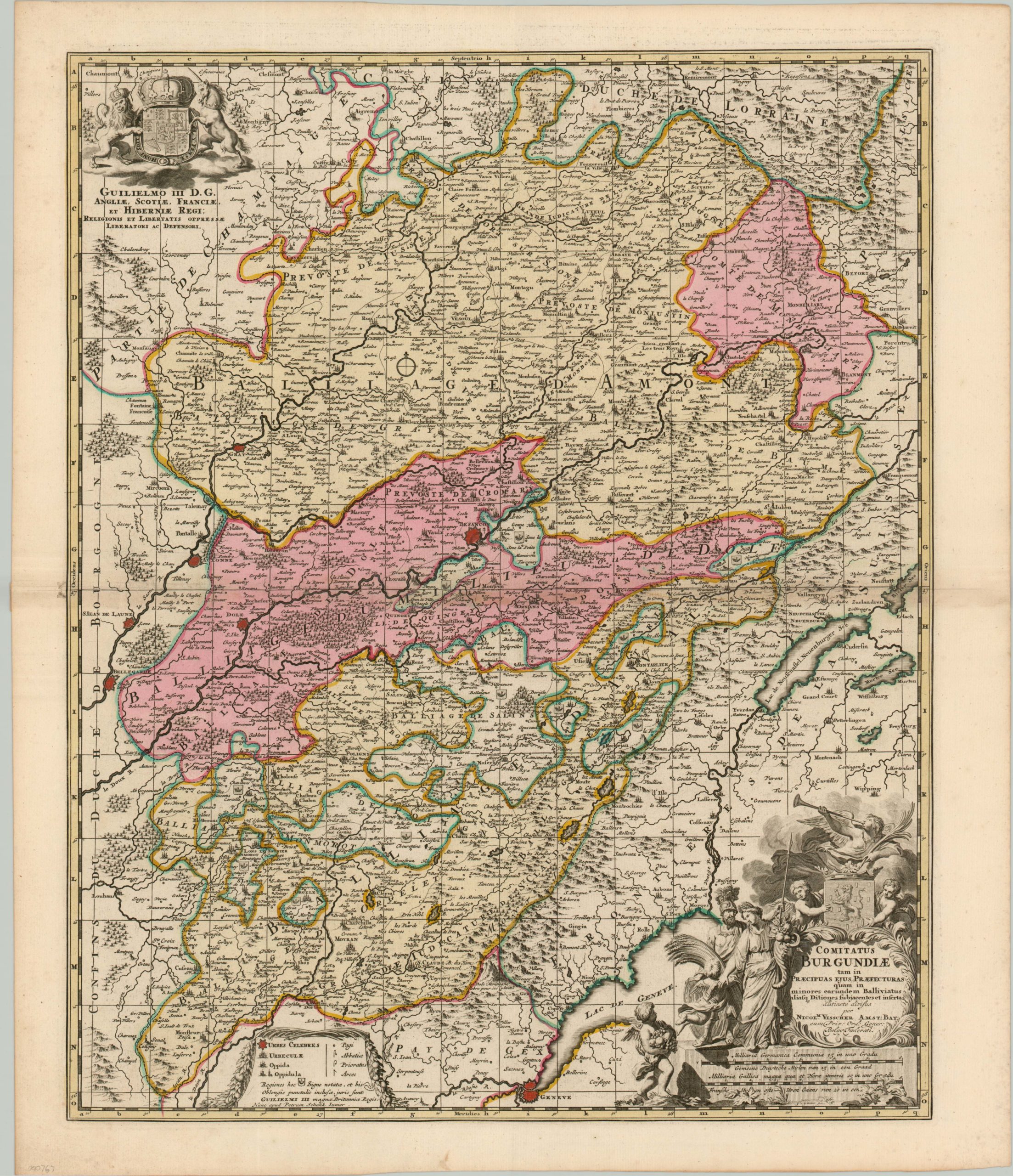 Comitatus Burgundiae - Curtis Wright Maps