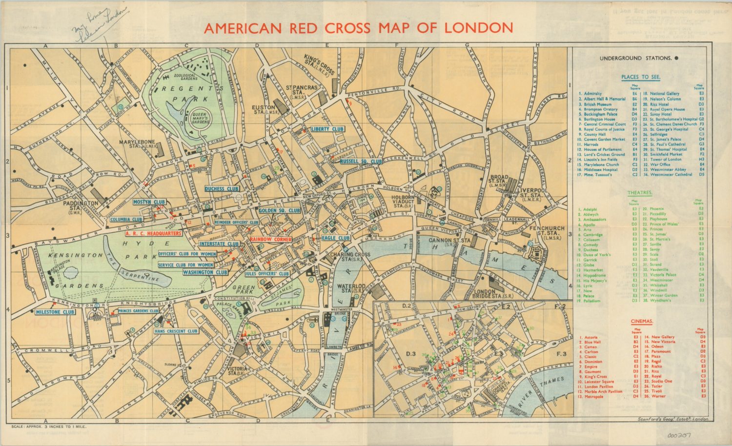 [Set of 11 Red Cross city maps] | Curtis Wright Maps