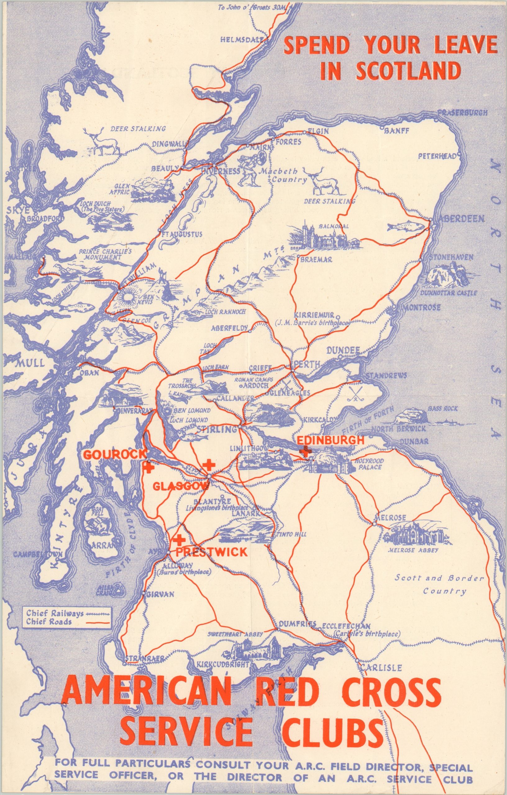 [Set of 11 Red Cross city maps] | Curtis Wright Maps