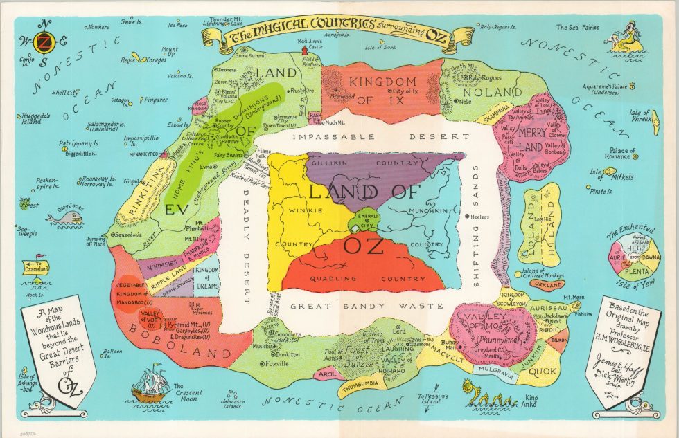 The Marvelous Land of Oz [and] The Magical Countries Surrounding Oz ...