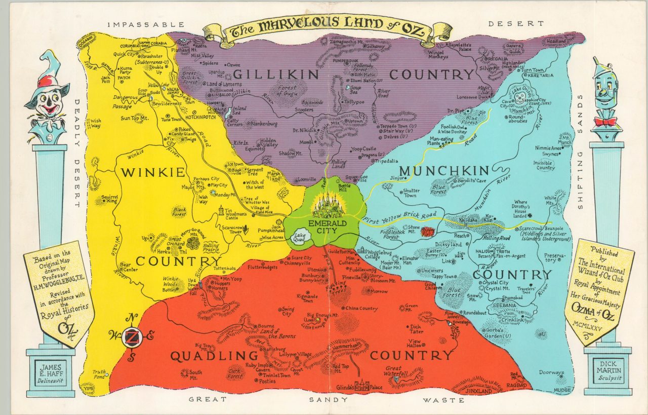 The Marvelous Land of Oz [and] The Magical Countries Surrounding Oz ...