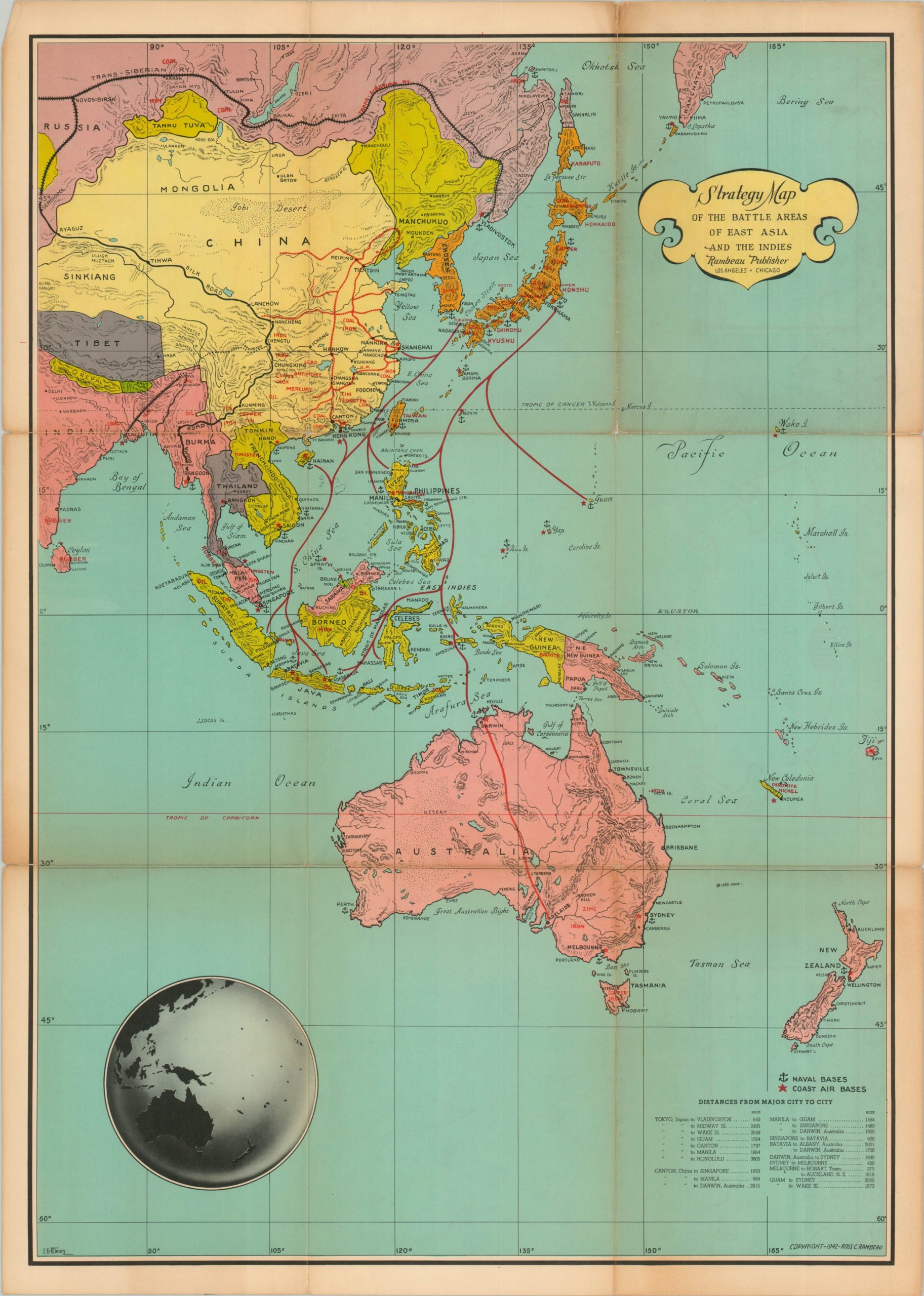 Grand Strategy Total War Map of the World - Curtis Wright Maps