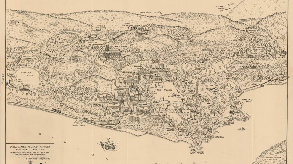 United States Military Academy West Point New York | Curtis Wright Maps