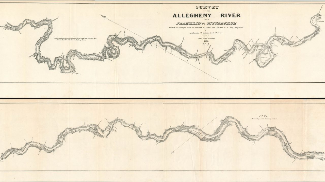 Survey of the Allegheny River from Franklin to Pittsburgh | Curtis ...