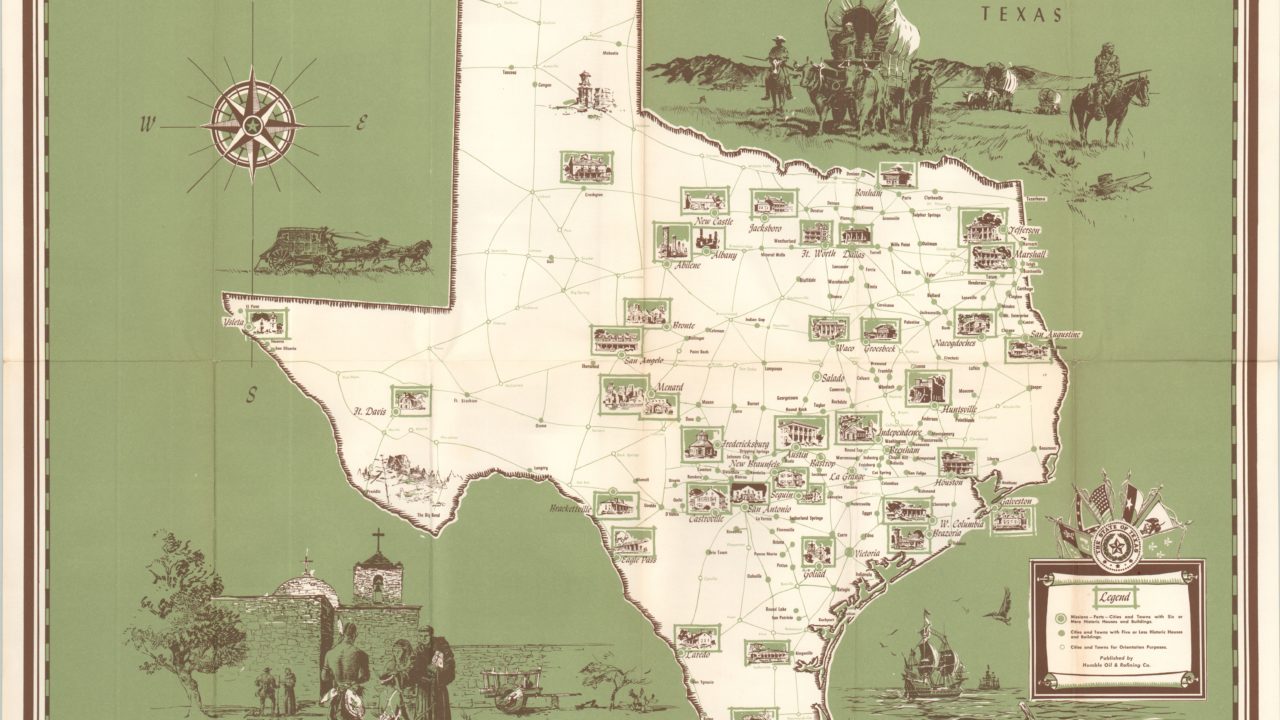 A Map of Historical Homes and Buildings throughout Texas | Curtis ...