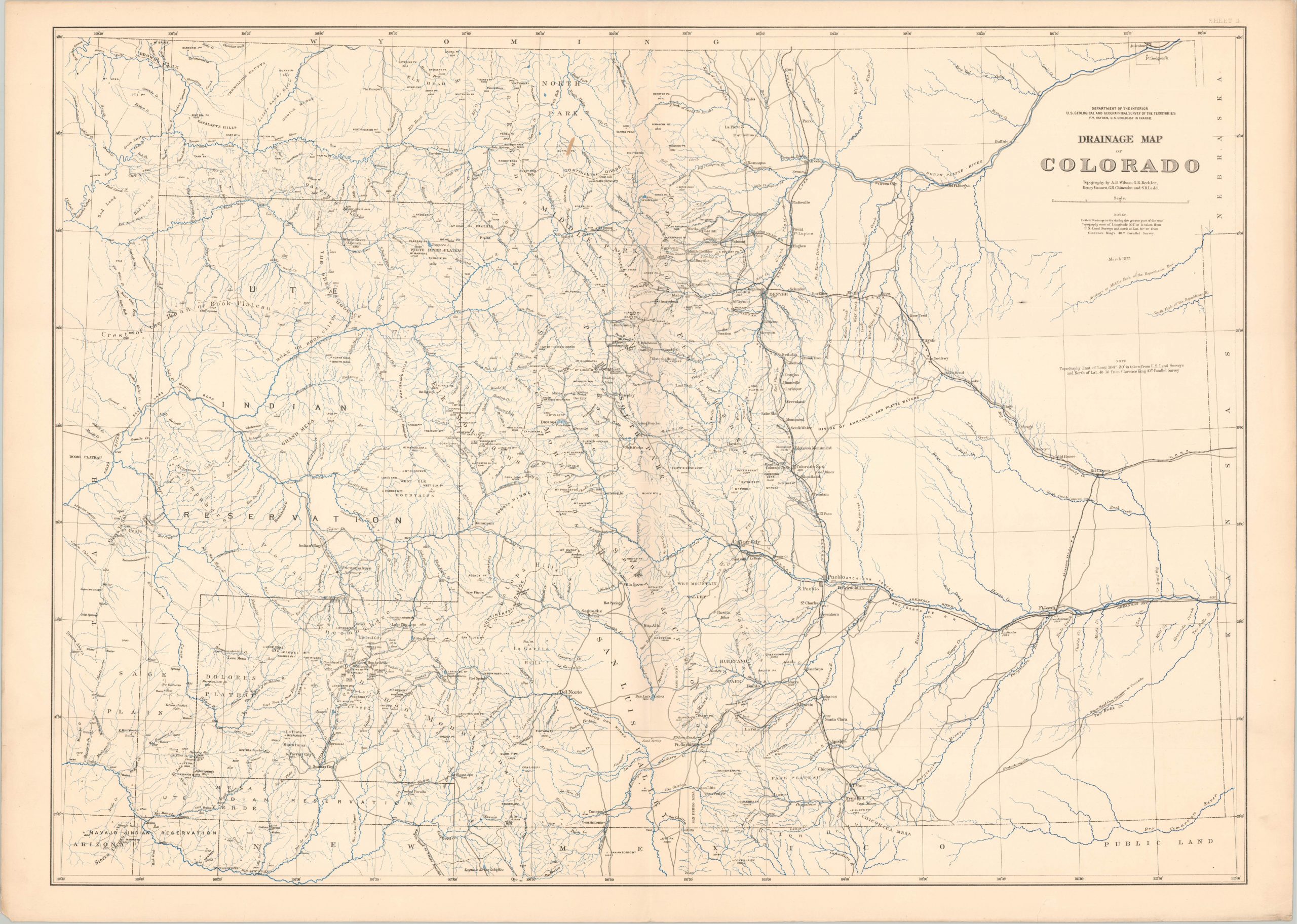 Colorado Map With Latitude And Longitude - Map
