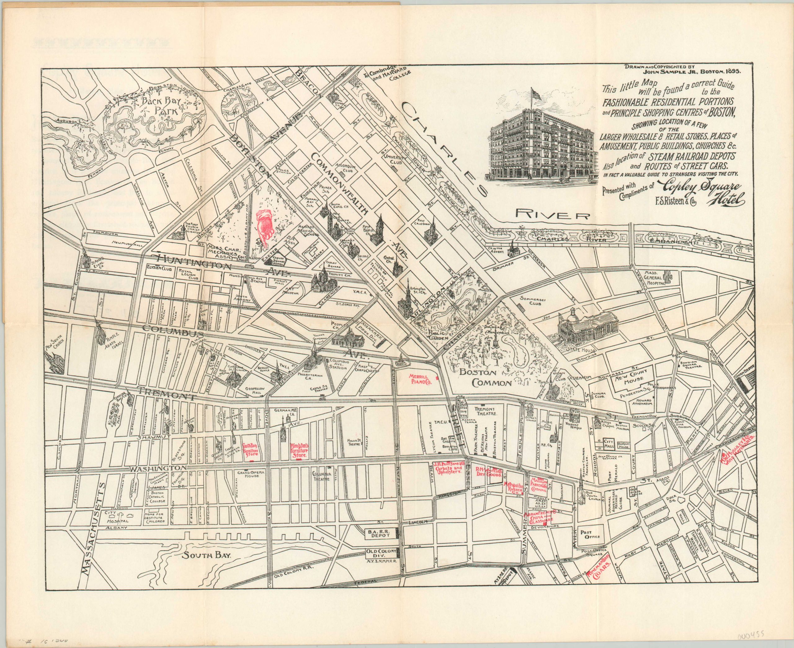 A Guide to Boston Presented with Compliments of Copley Square Hotel ...