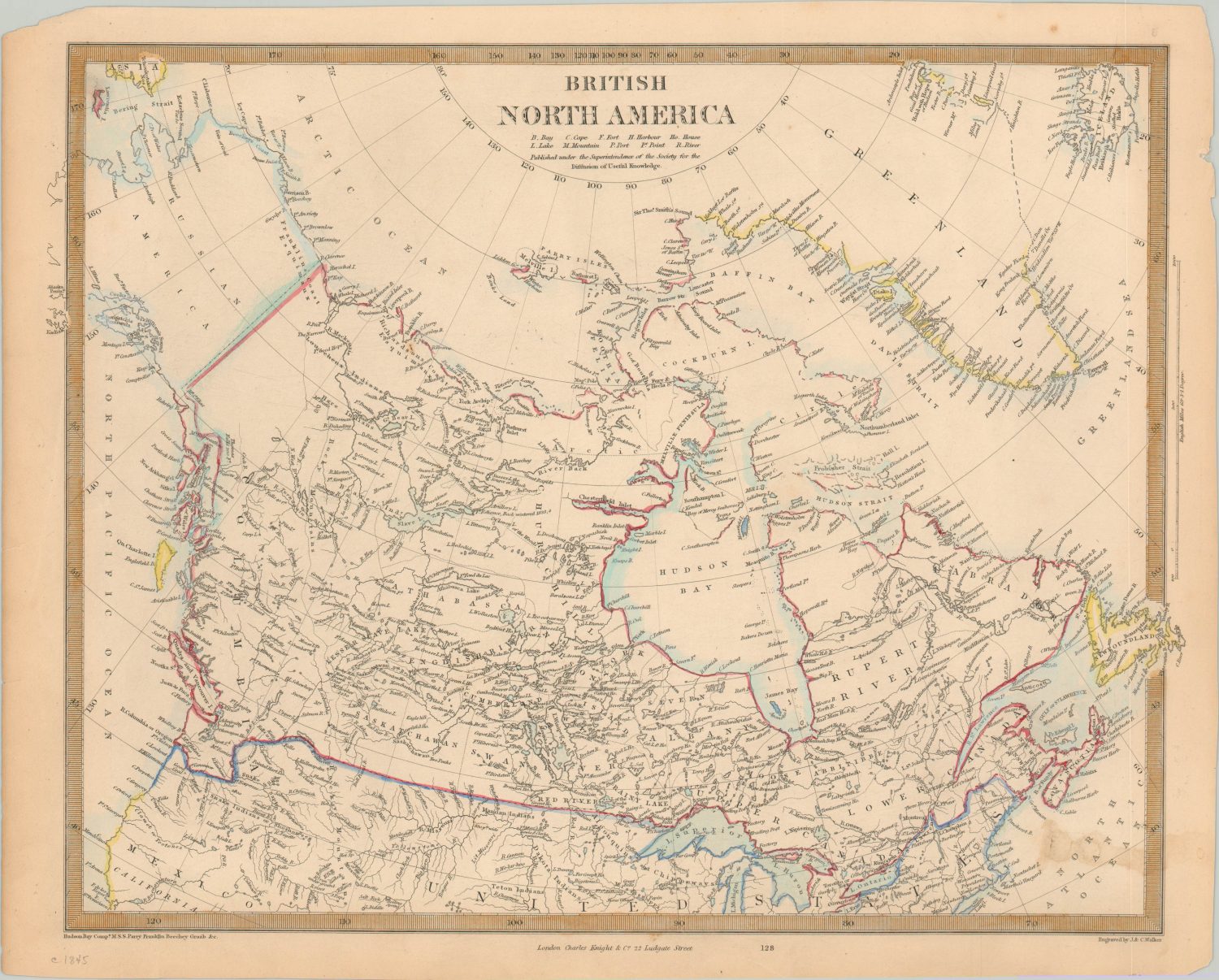 British North America | Curtis Wright Maps