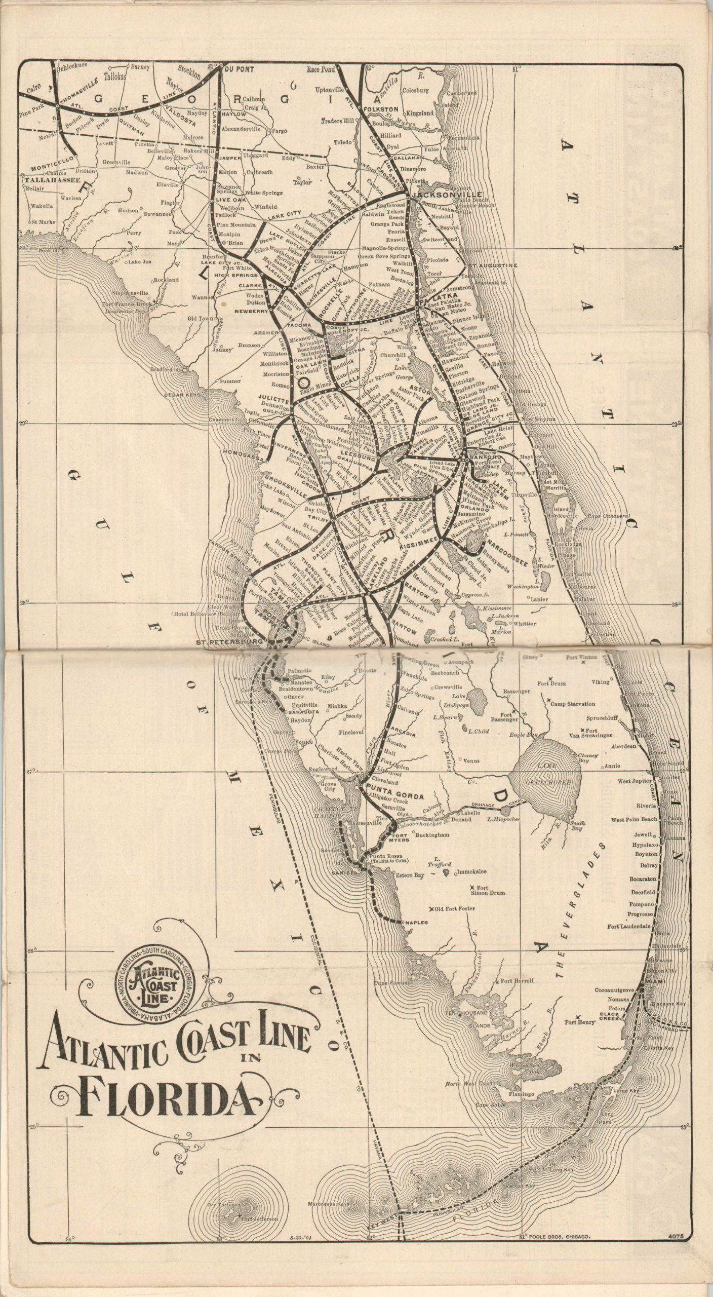Atlantic Coast Line - Curtis Wright Maps