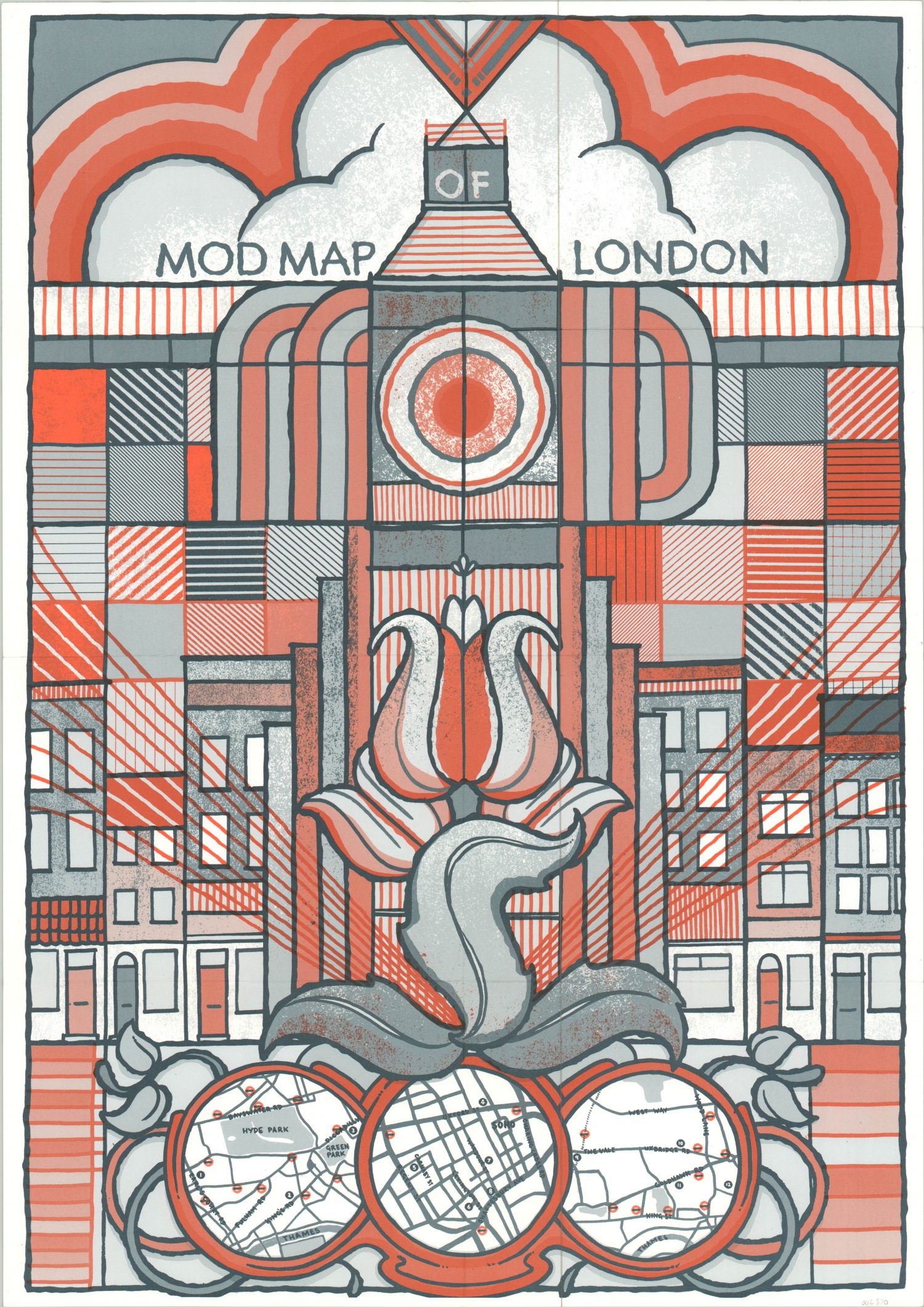 Pete Townshend’s Mod Map of London | Curtis Wright Maps
