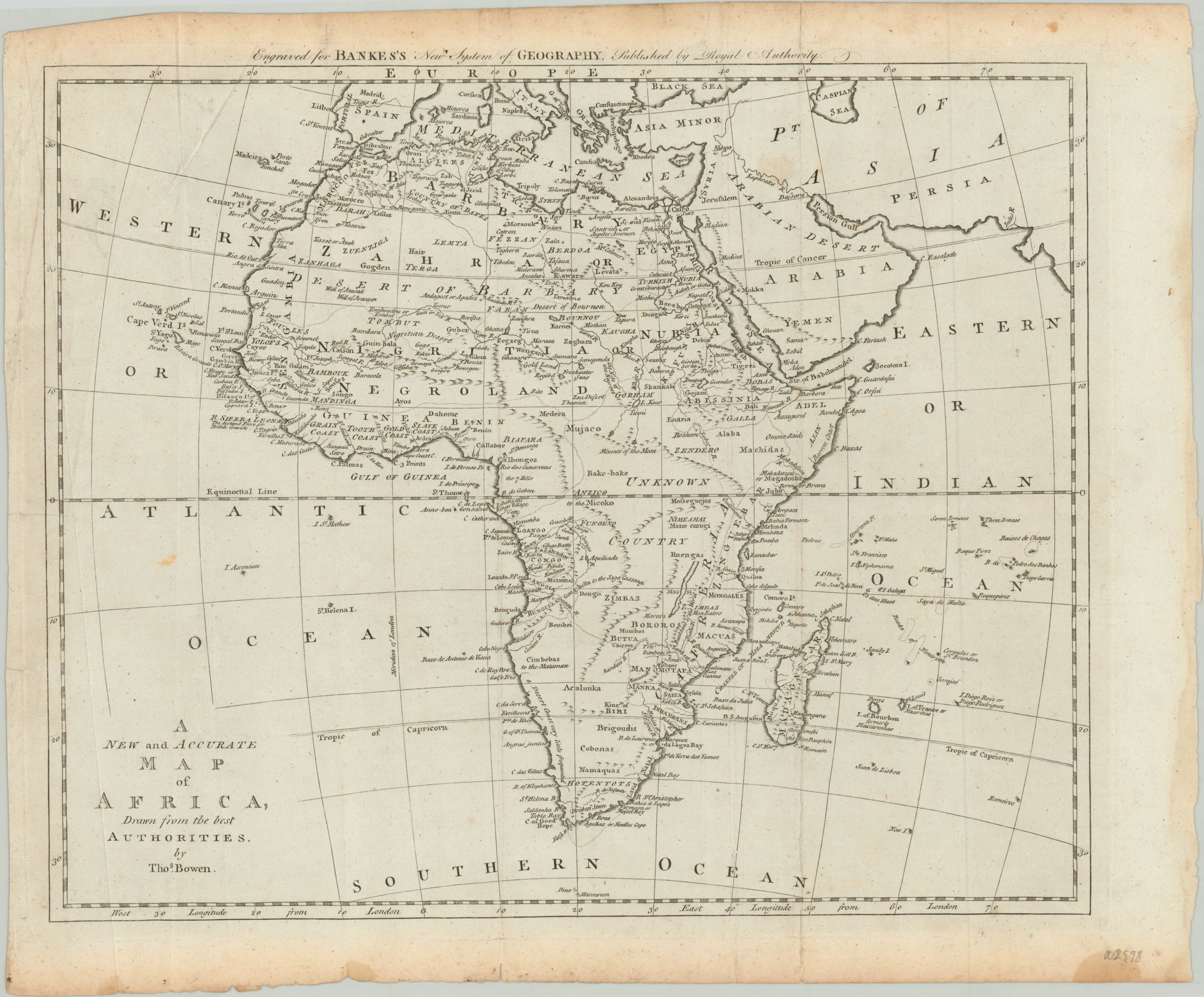 A New and Accurate Map of Africa, Drawn from the Best Authorities ...