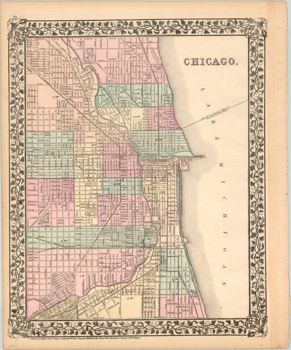 Chicago. | Curtis Wright Maps