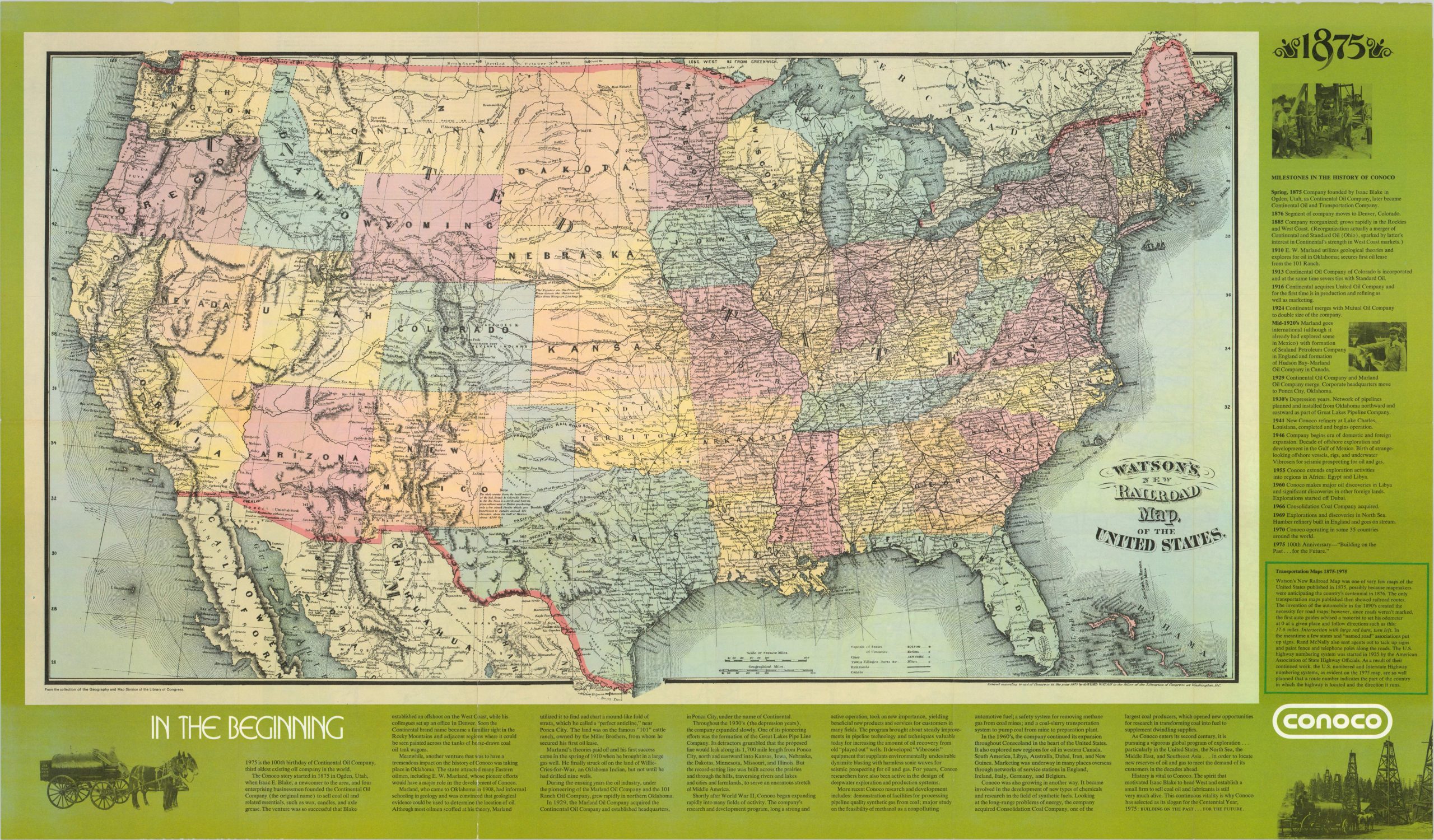 1975 Building on the Past for the Future - Curtis Wright Maps