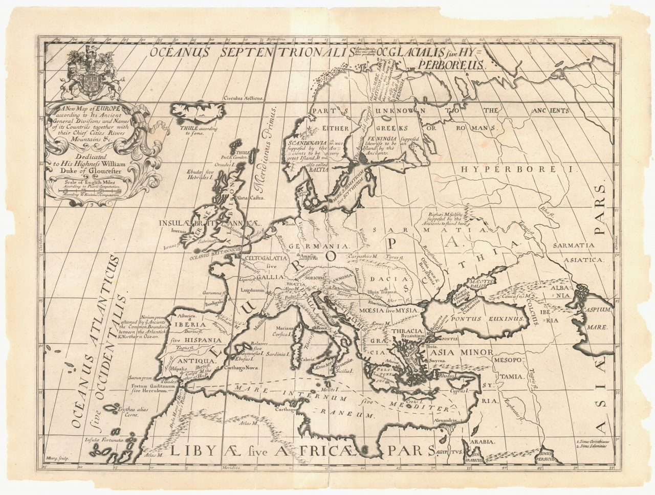 A New Map of Europe According to its Ancient General Divisions and ...