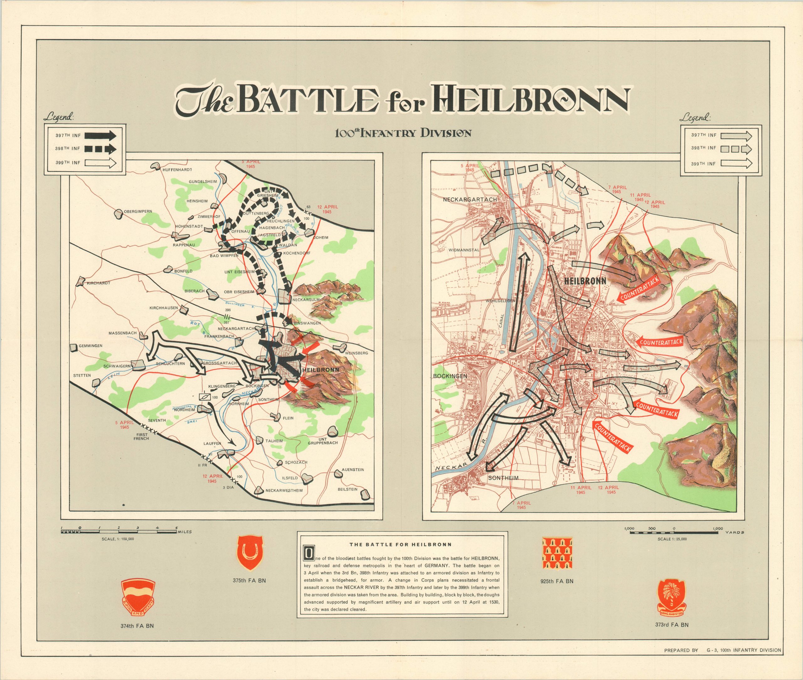 Operations of the 100th Infantry Division in the European Theater of ...