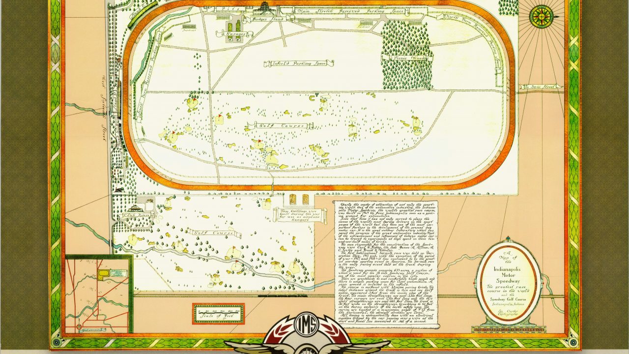 Indianapolis Motor Speedway Map