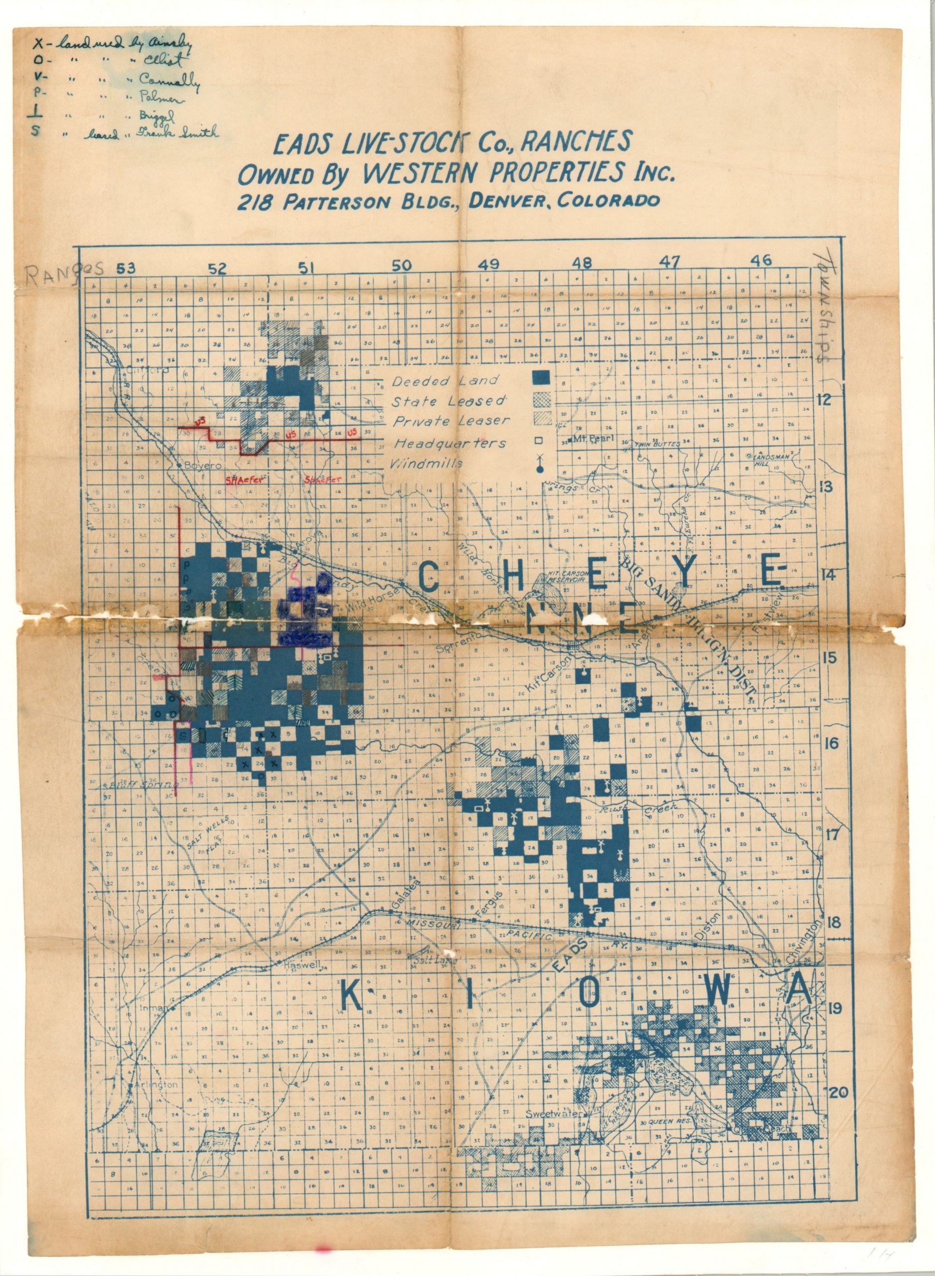 Eads Live-Stock Co., Ranches Owned by Western Properties, Inc. - Curtis ...