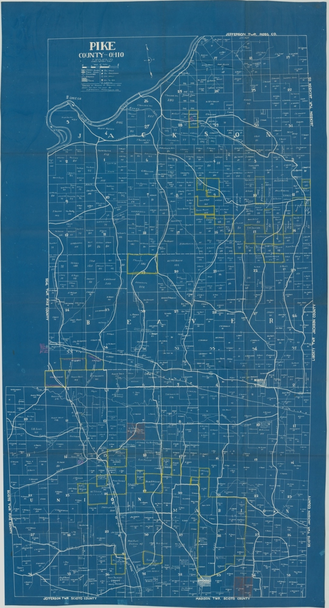Pike County - Ohio - Curtis Wright Maps