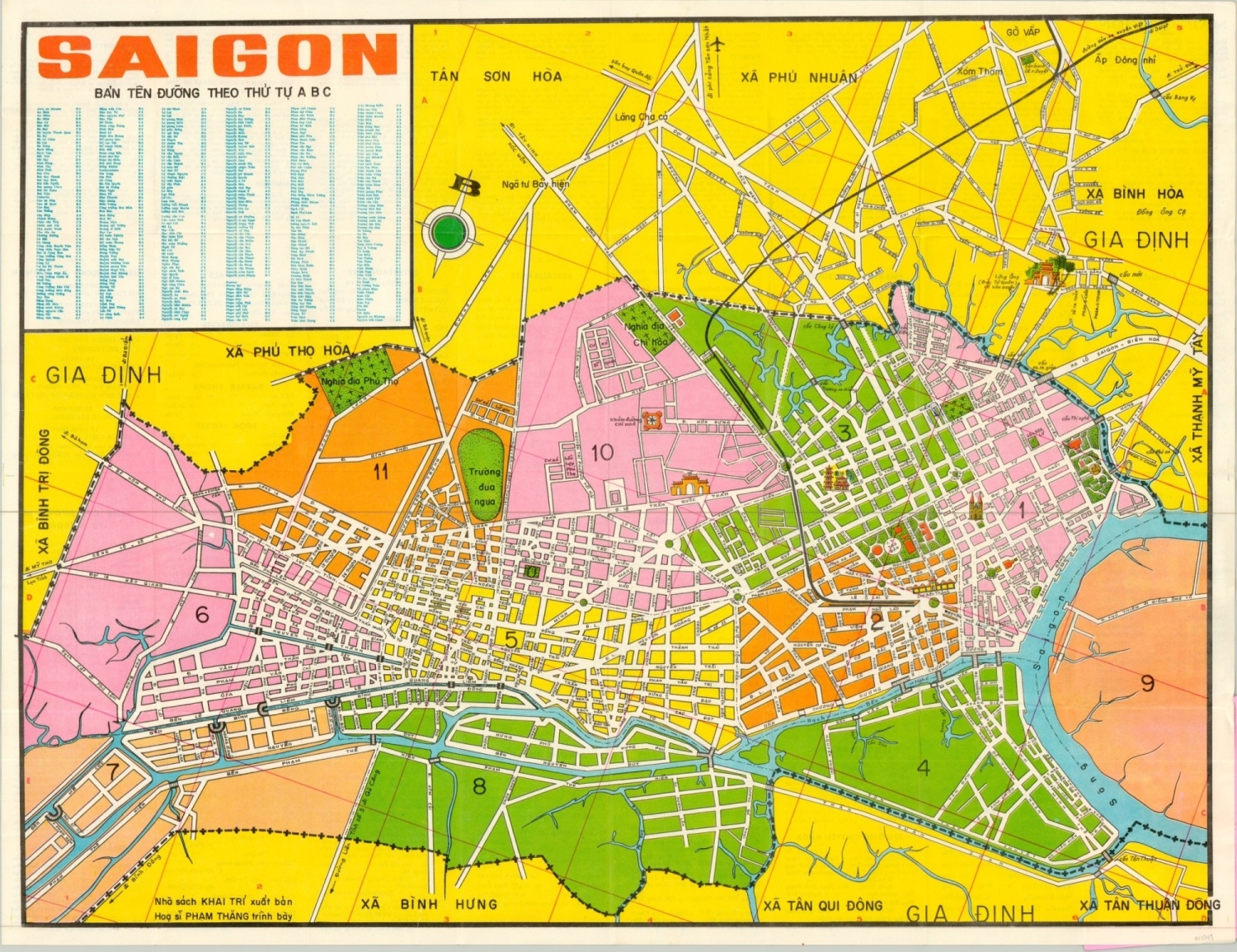 Saigon - Curtis Wright Maps