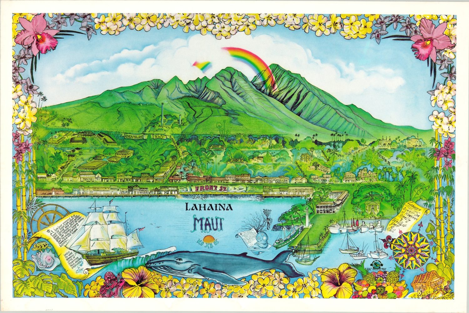 Lahaina Maui - Curtis Wright Maps