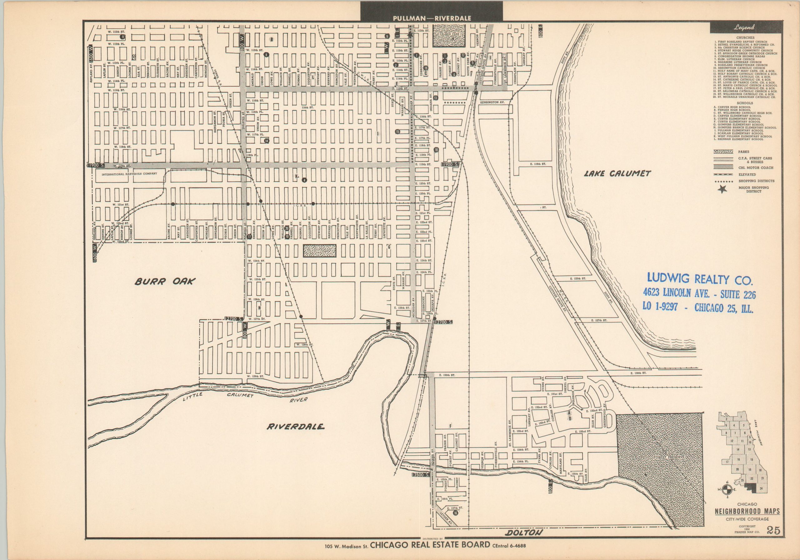 [Incomplete Set of Maps from the Chicago Real Estate Board] | Curtis ...