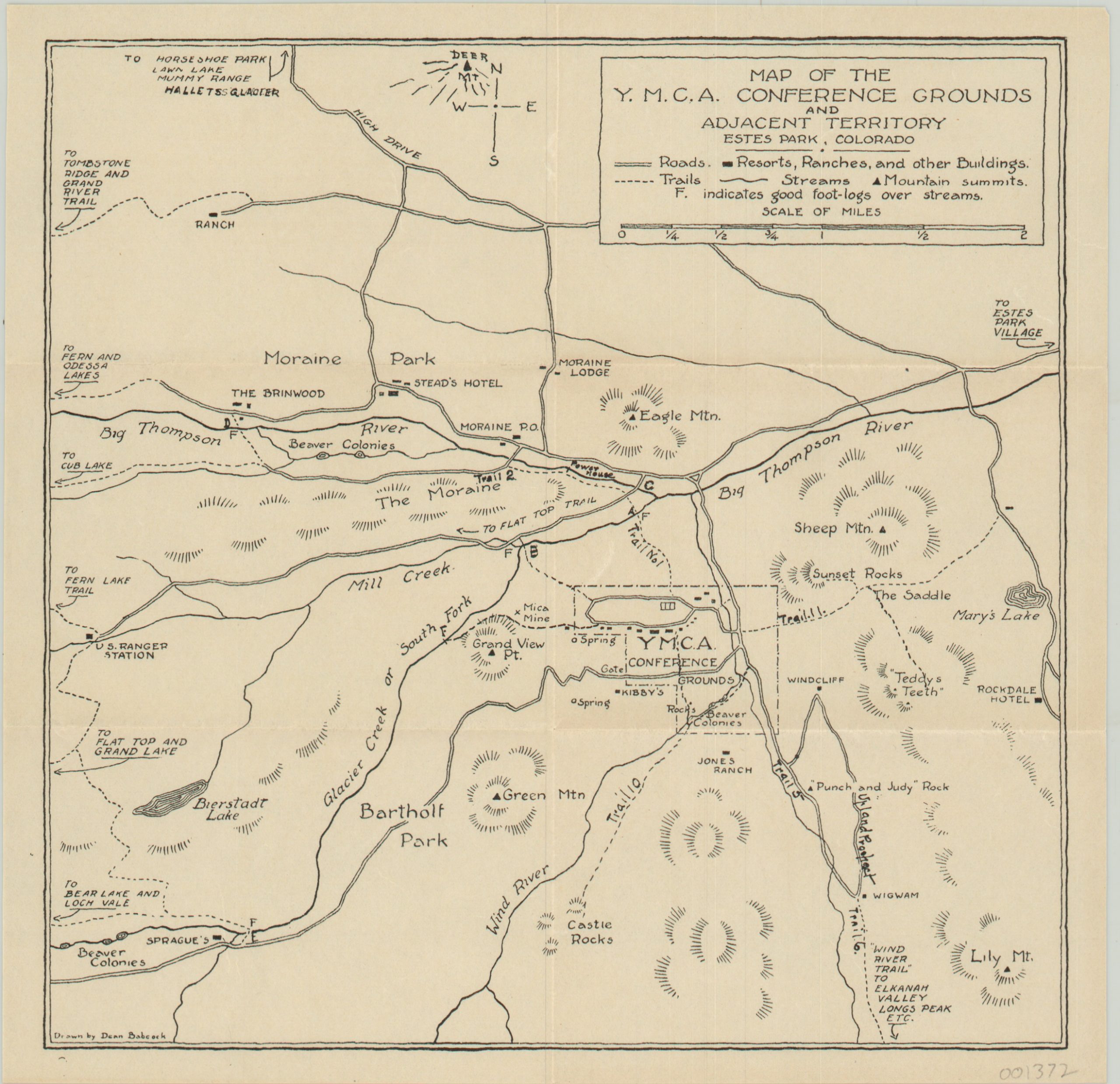 Map of the Y.M.C.A Conference Grounds and Adjacent Territory - Curtis ...