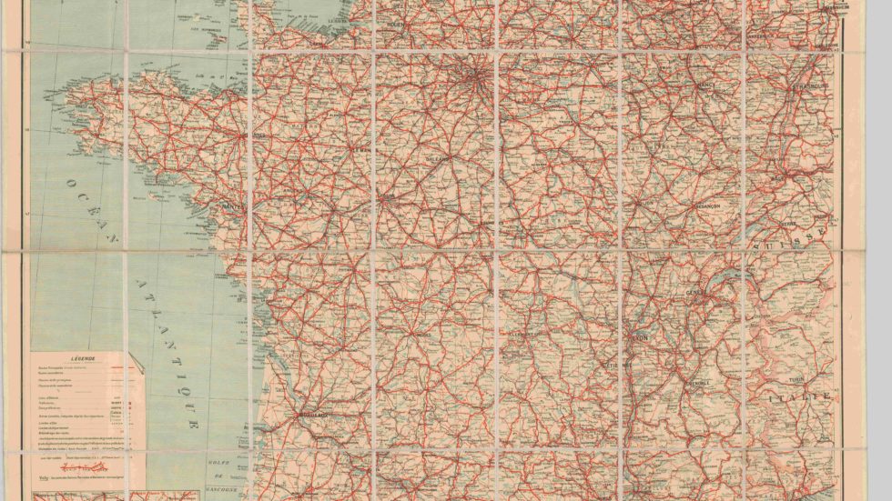 Carte de France Routiere et Kilometrique | Curtis Wright Maps