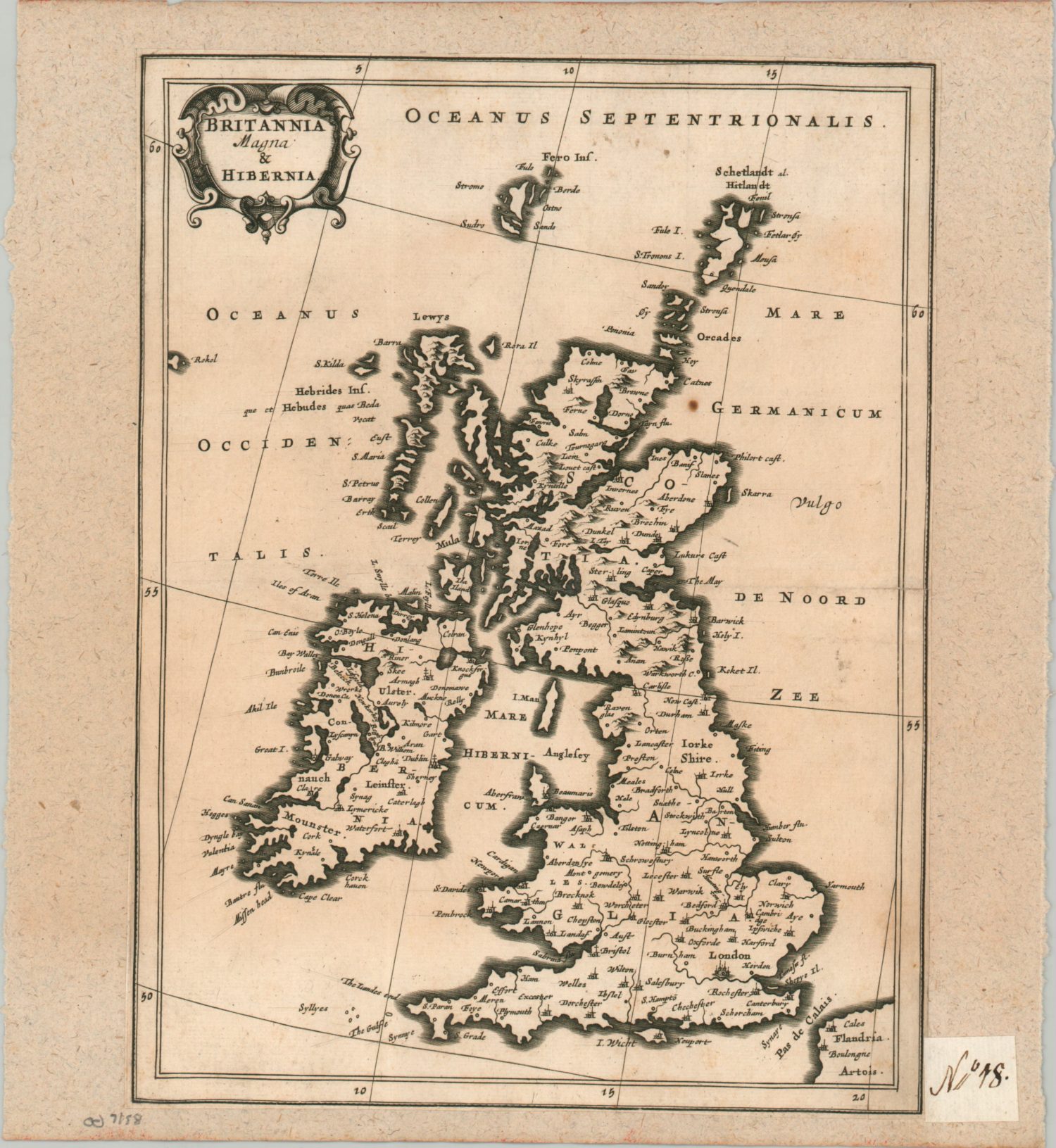 Britannia Magna & Hibernia - Curtis Wright Maps