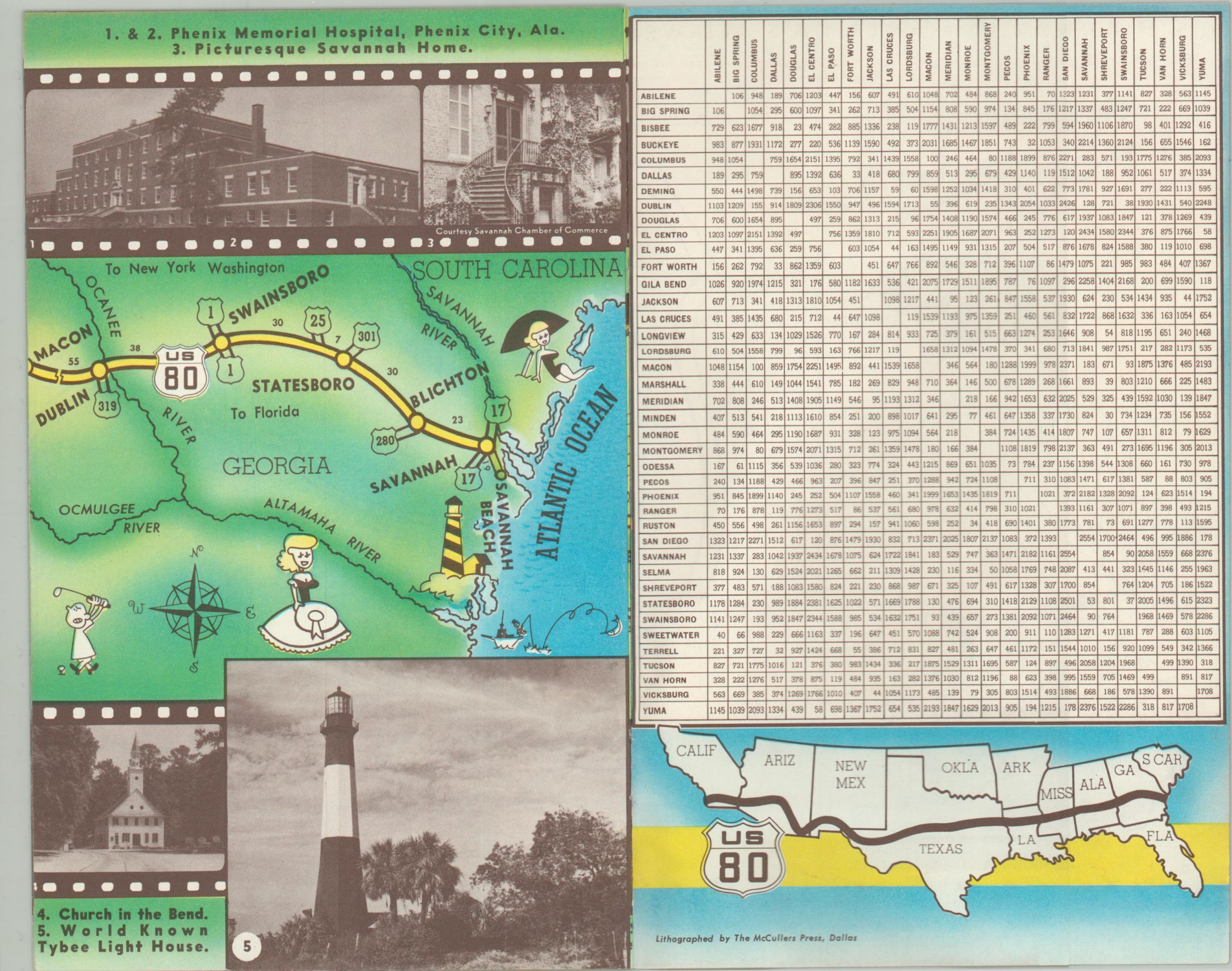 Your U.S. 80 - Curtis Wright Maps