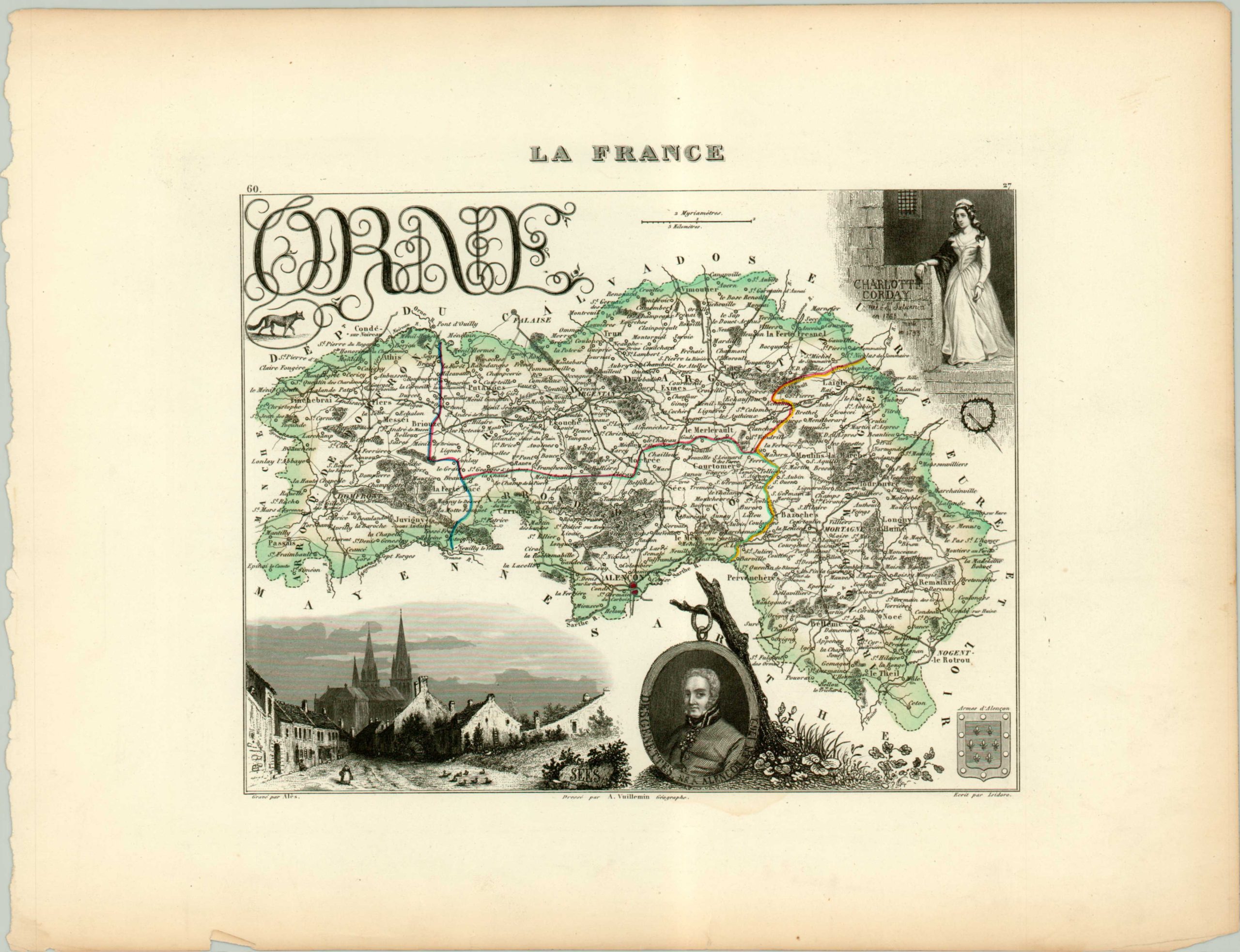 [Atlas Maps of French Departments] - Curtis Wright Maps