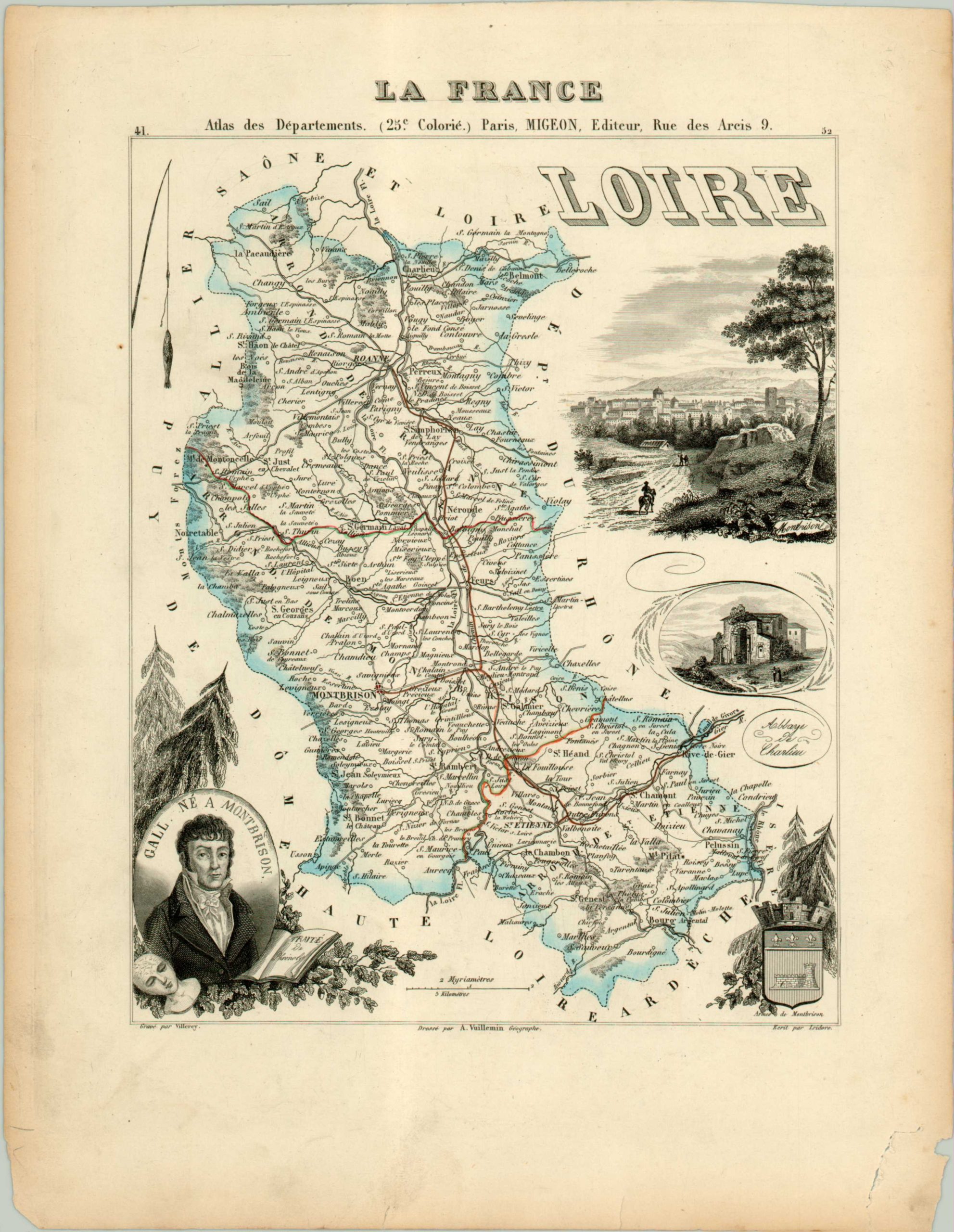 [Atlas Maps of French Departments] - Curtis Wright Maps