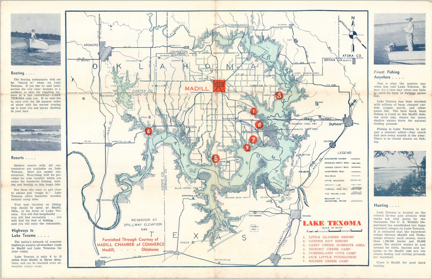 Lake Texoma - Curtis Wright Maps