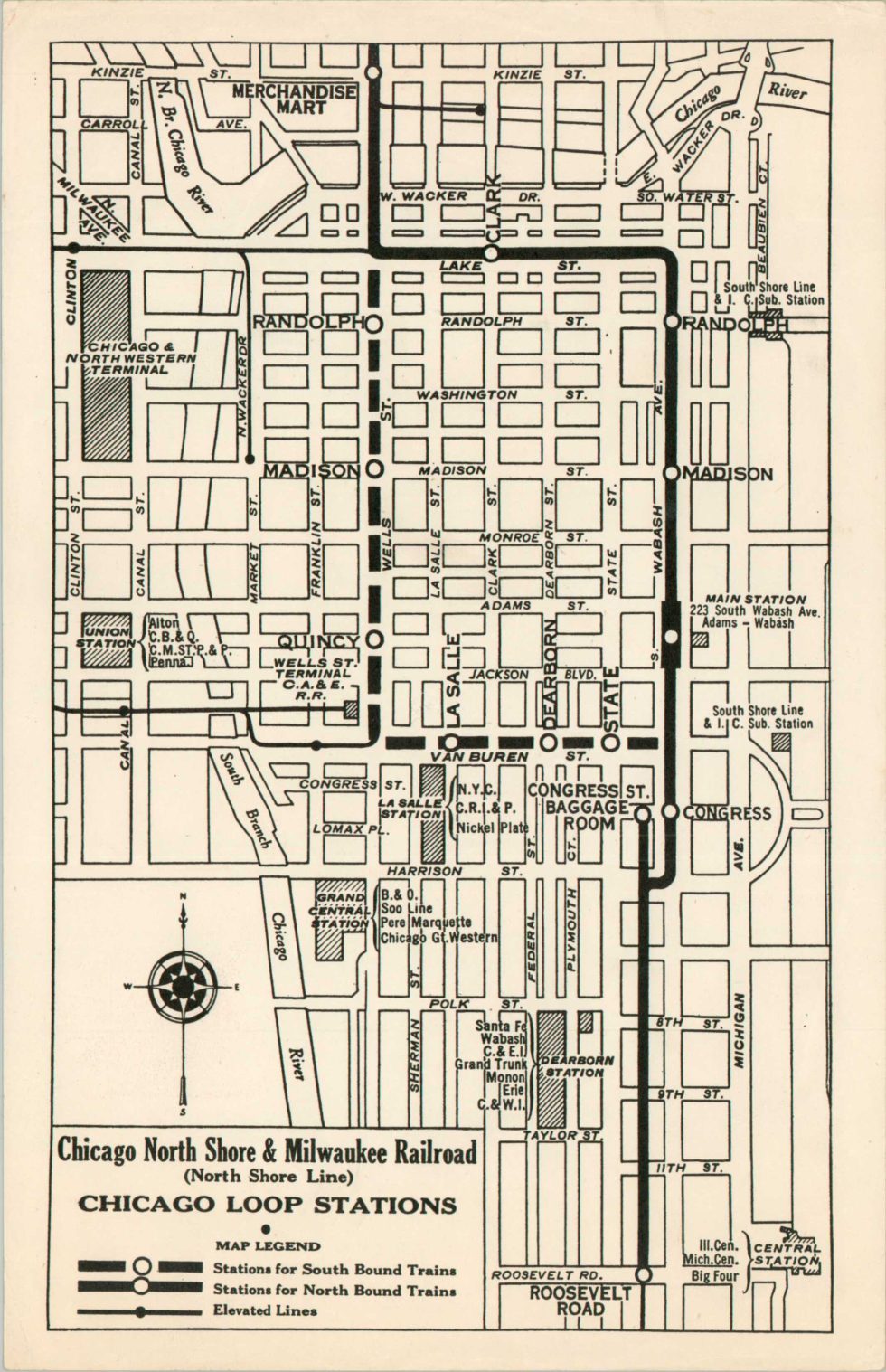 [Collection of North Shore Line Maps & Ephemera] - Curtis Wright Maps