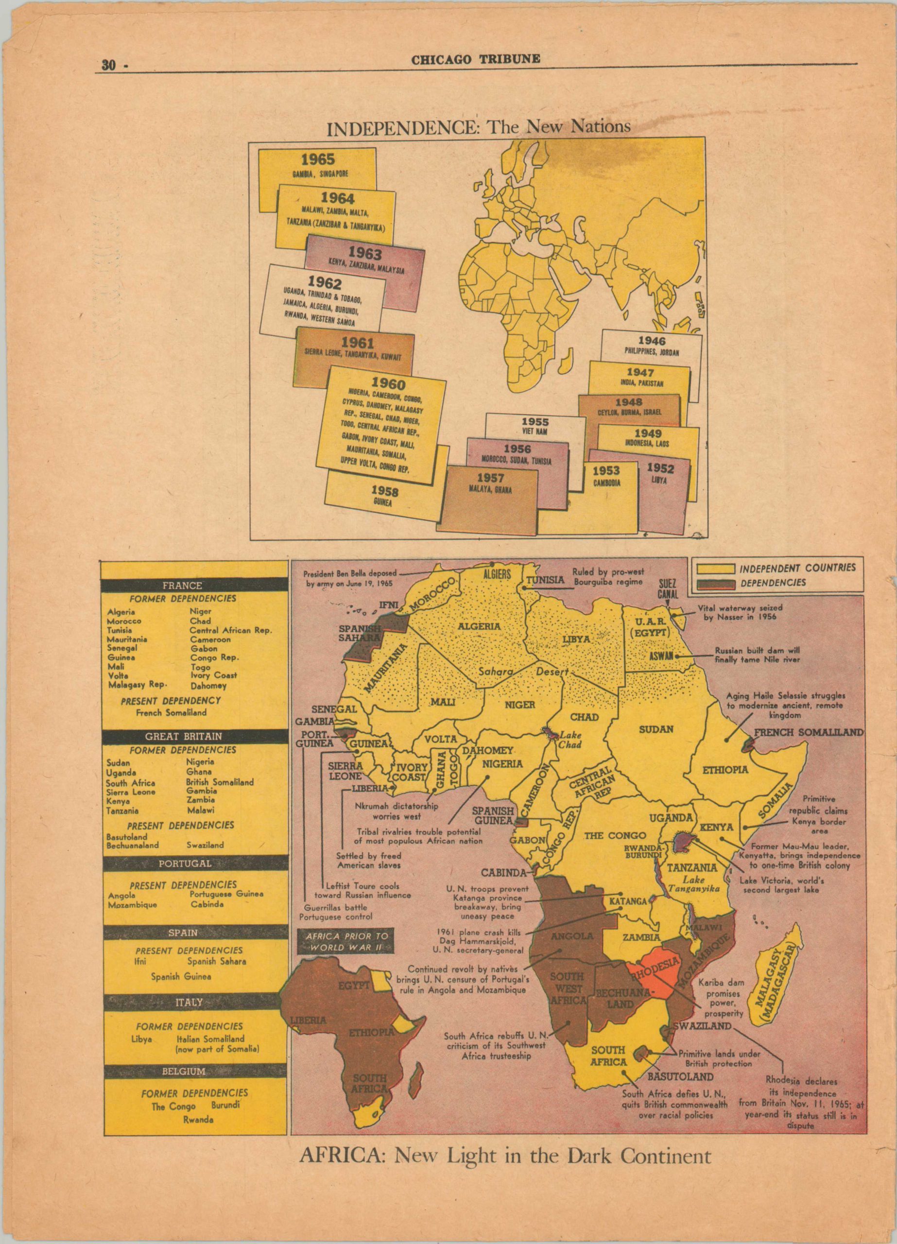 Chicago Tribune Maps - Curtis Wright Maps