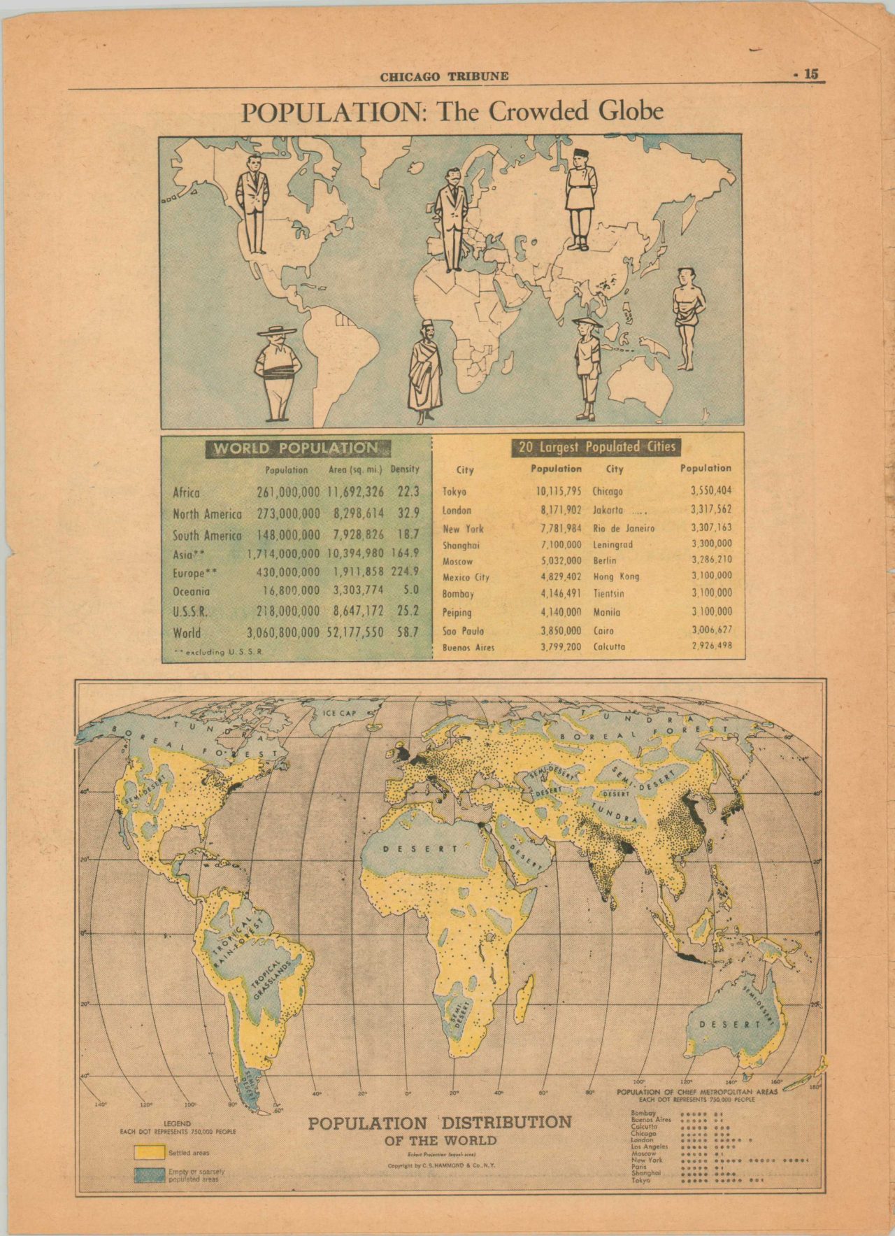 Chicago Tribune Maps - Curtis Wright Maps