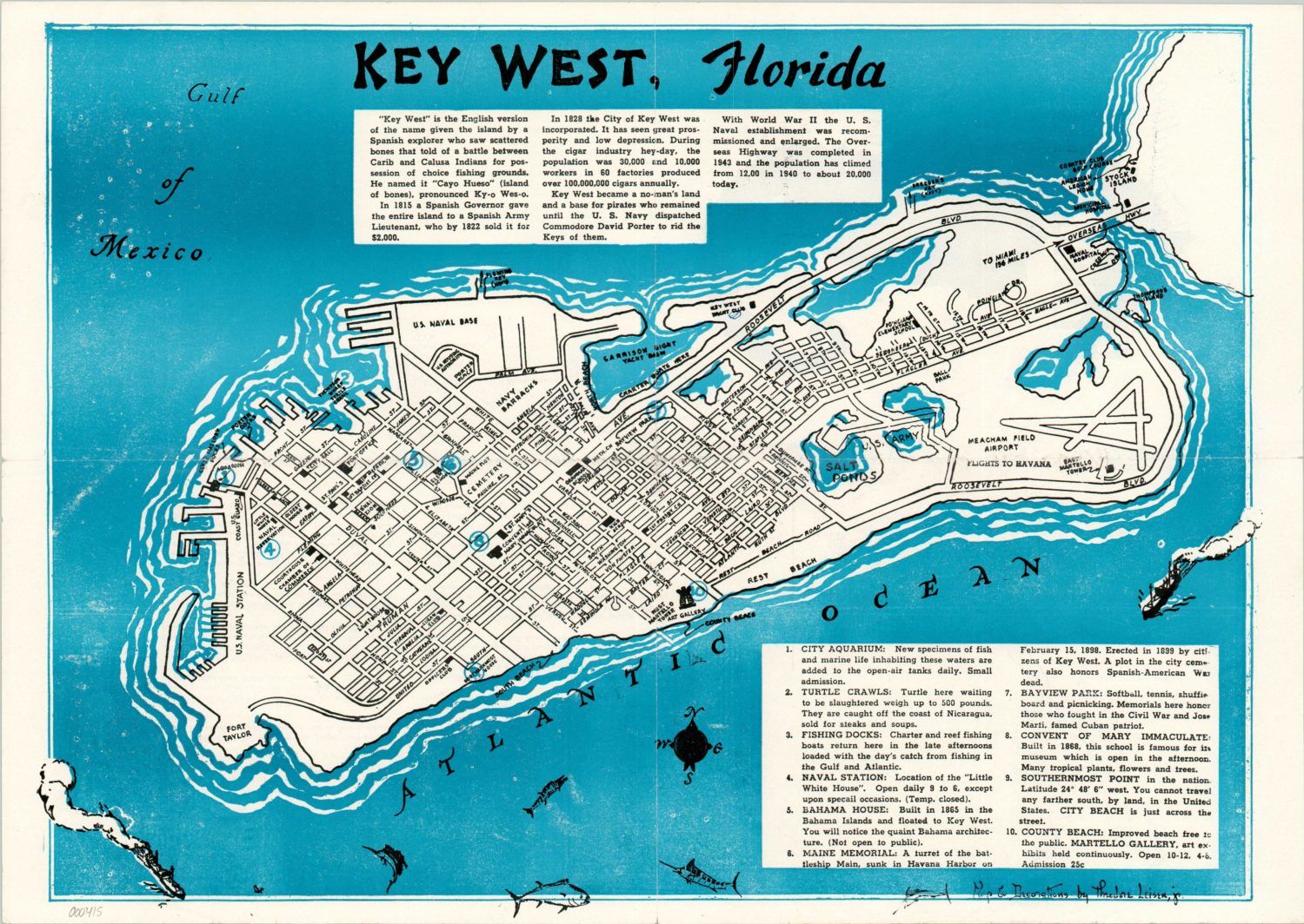 Key West, Florida | Curtis Wright Maps