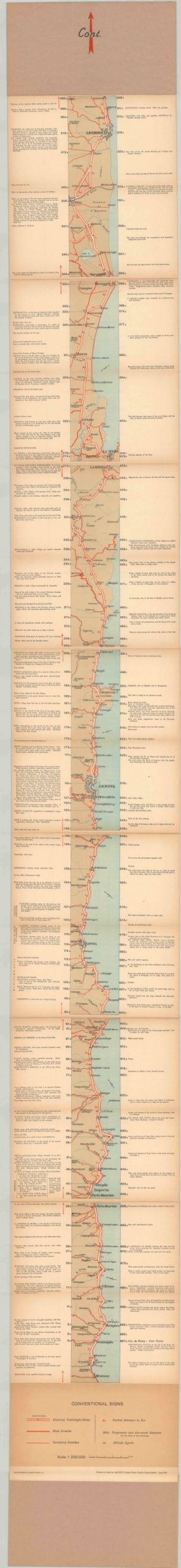 In Italy on the Roman Consular Roads - Curtis Wright Maps