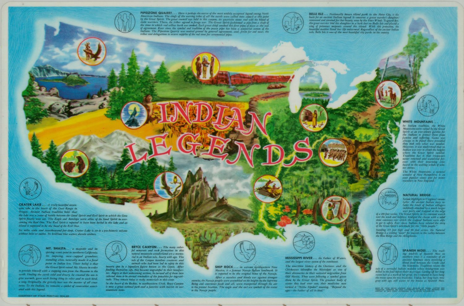 Indian Legends - Curtis Wright Maps