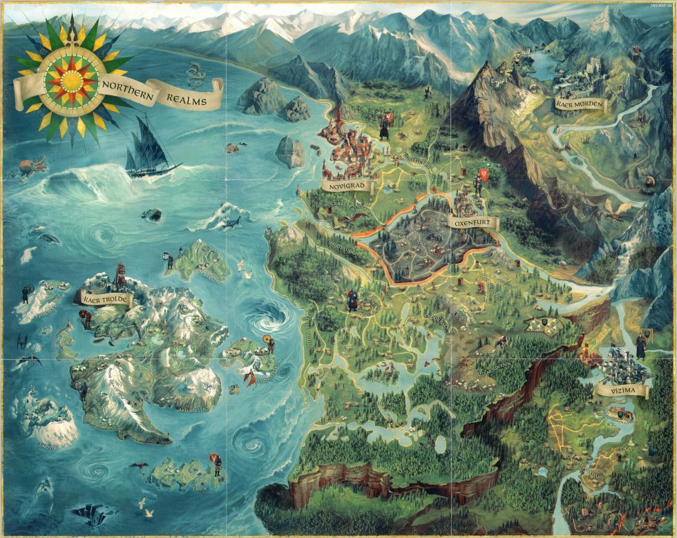 The Northern Realms - Curtis Wright Maps