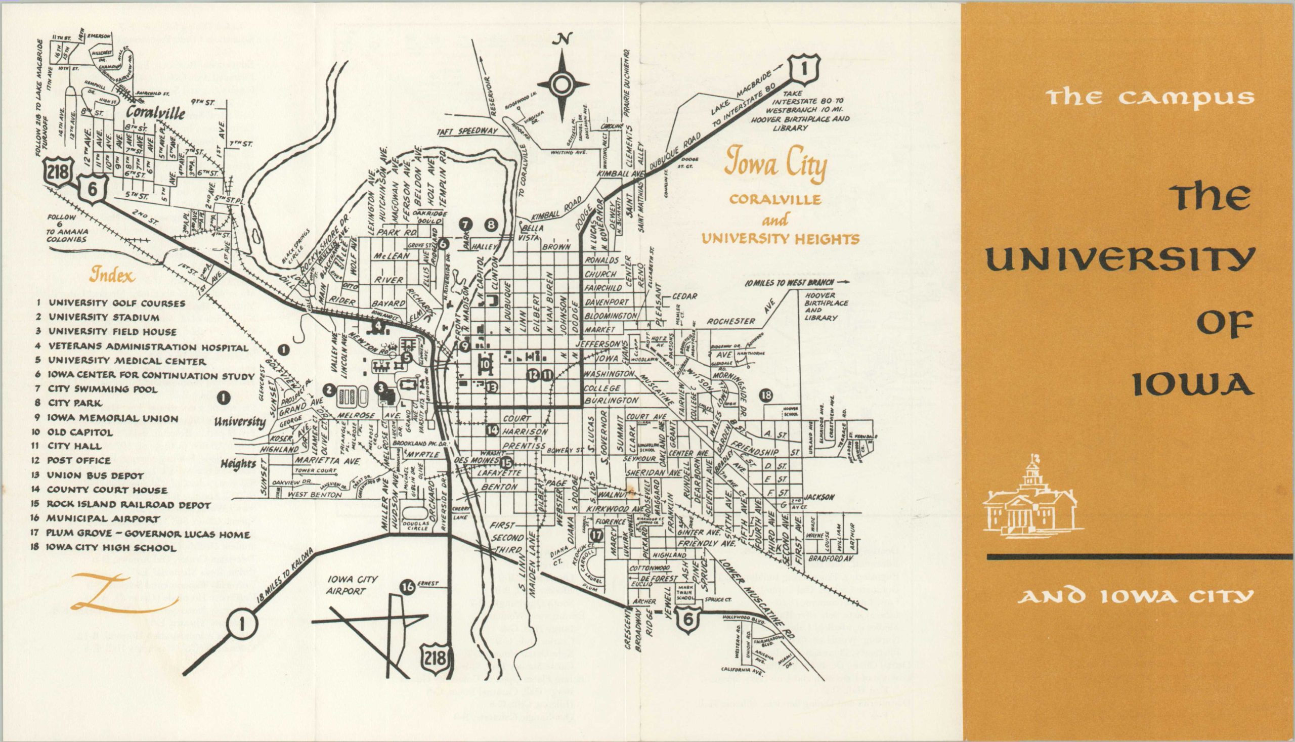 University Of Iowa Campus Map