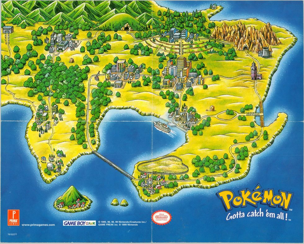 [Map of Kanto Region] - Curtis Wright Maps