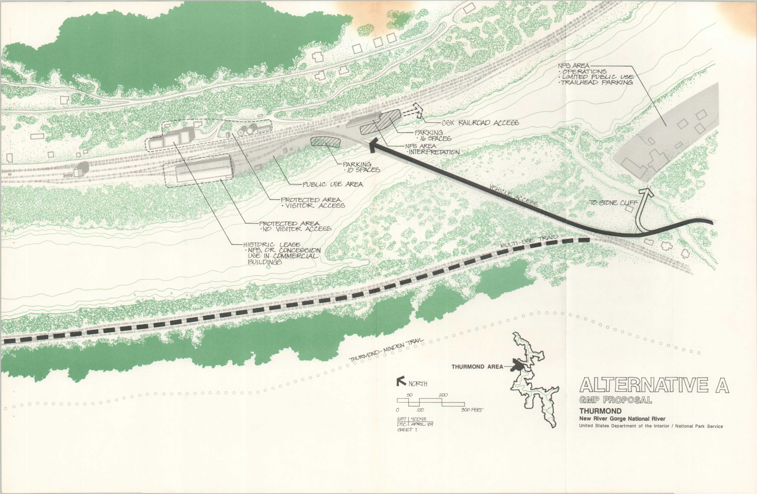 Thurmond New River Gorge Development Concept Plan Intrepretive ...